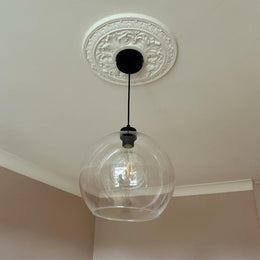 Small Acanthus Rings Plaster Ceiling Rose 360mm | Plaster Ceiling Roses