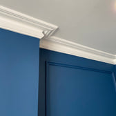 Small Victorian Swan Neck Cornice SPC070 Drop 80mm | Plaster Ceiling Roses