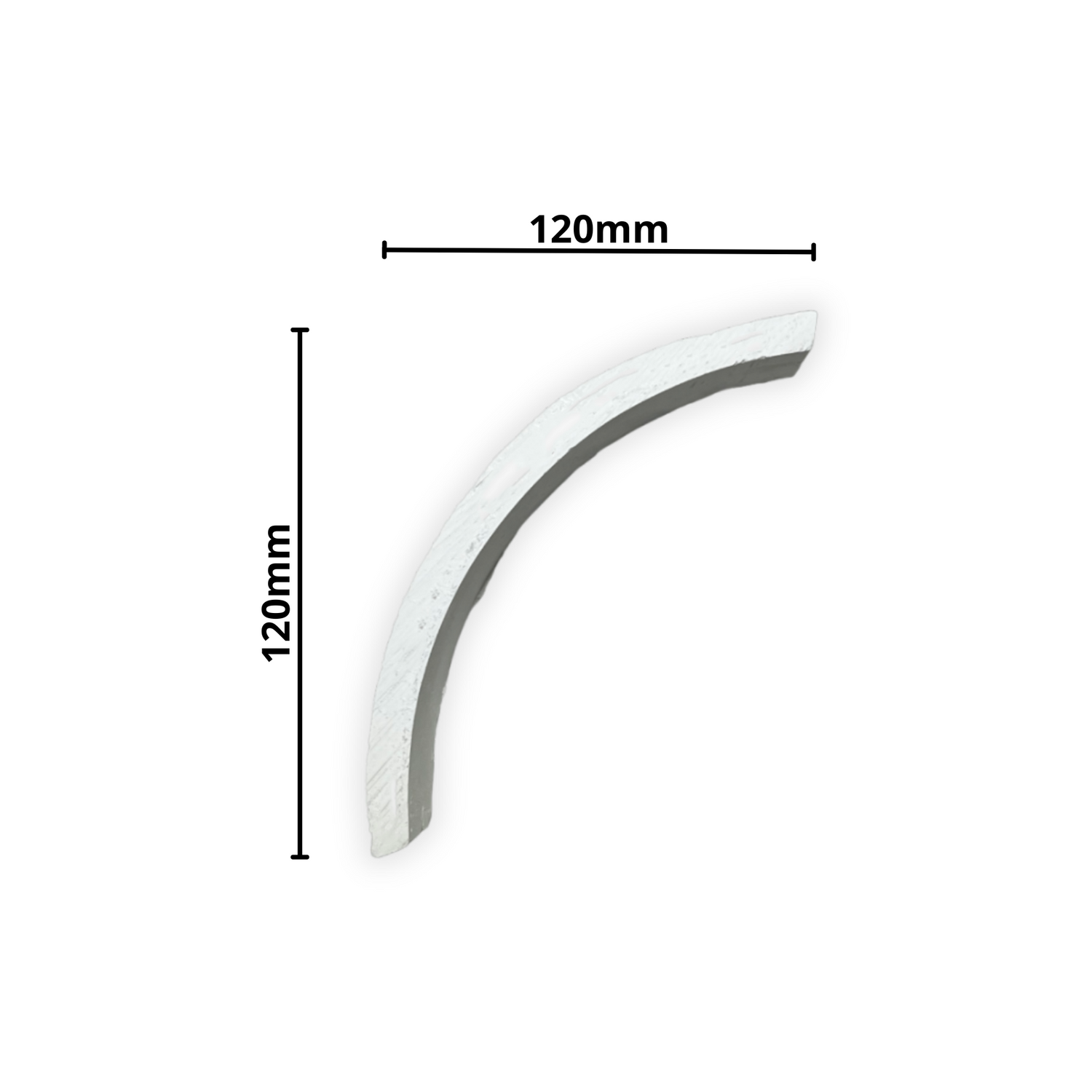 Plain Plaster Coving 120mm LPC077 | Plaster Ceiling Roses