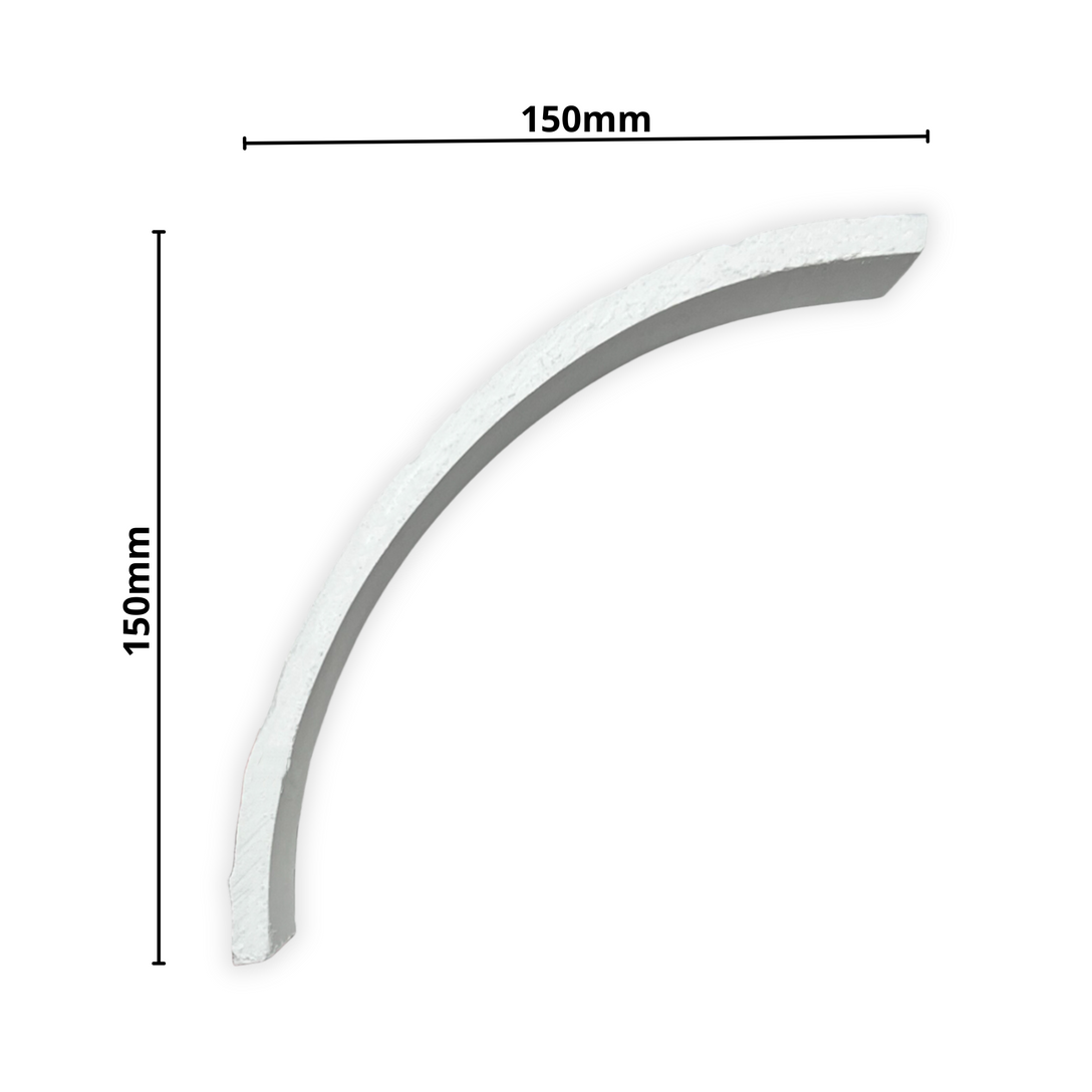 Plain Plaster Coving 150mm LPC078 | Plaster Ceiling Roses