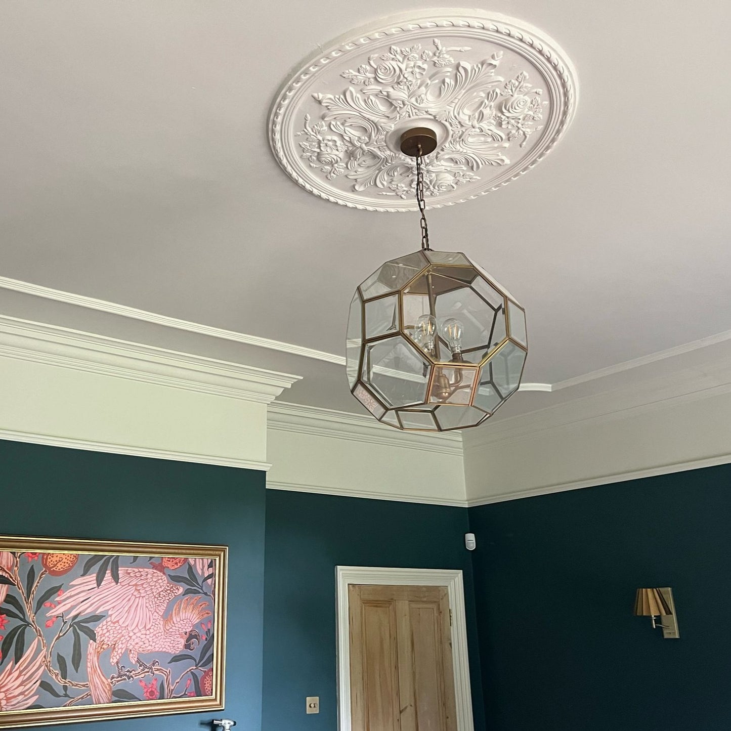 Wild Rose Plaster Ceiling Rose 830mm LPR007 | Plaster Ceiling Roses