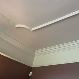 Torus Straight Panel Plaster Moulding MR016 | Plaster Ceiling Roses