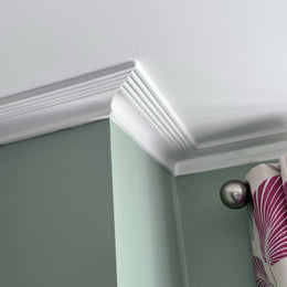 Small Art Deco Plaster Coving 50mm SPC021 | Plaster Ceiling Roses