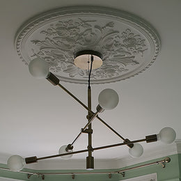 Wild Rose Plaster Ceiling Rose 830mm LPR007 | Plaster Ceiling Roses