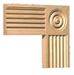Victorian Timber Corner Block 95 x 95 x 20mm | Plaster Ceiling Roses